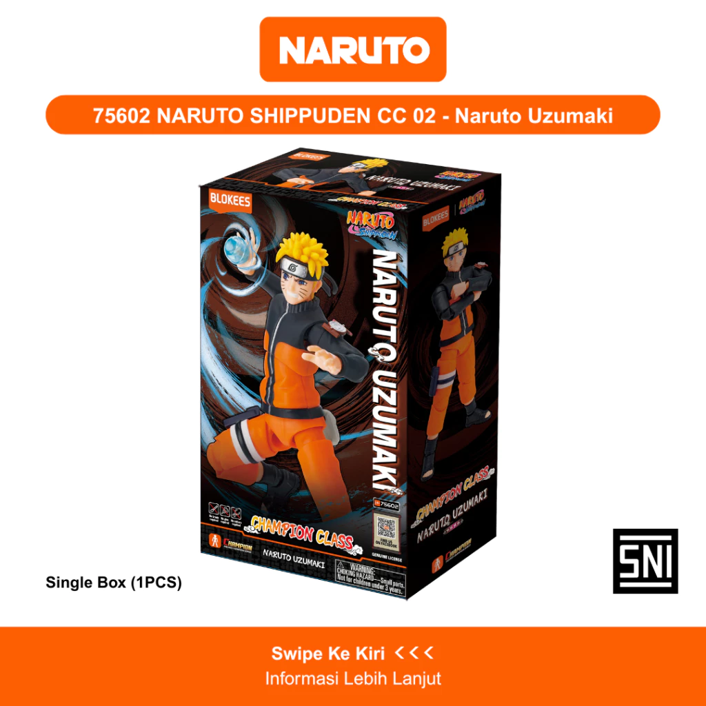 NARUTO SHIPPUDEN FIGURES CC02-Naruto Uzumaki - Blokees & Kayou by KSM Group