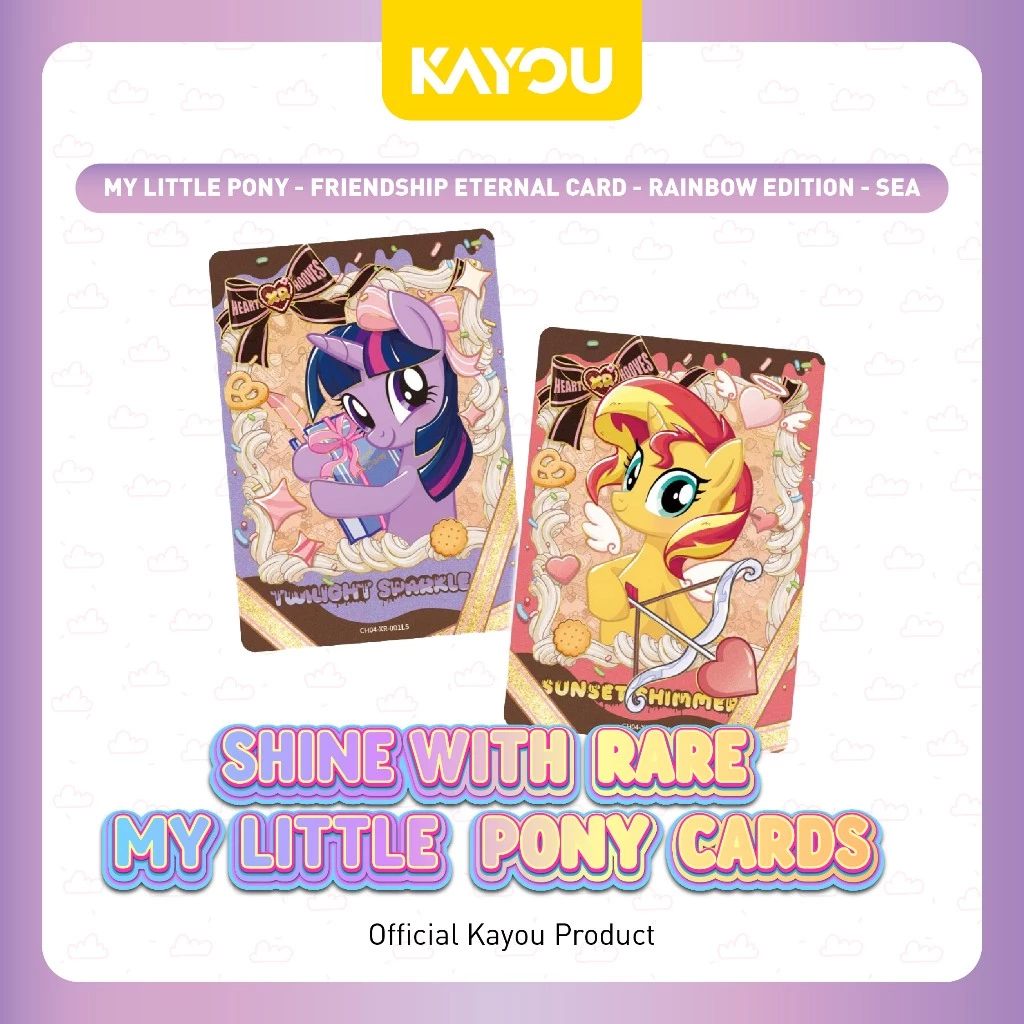 KAYOU MY LITTLE PONY FRIENDSHIP ETERNAL CARD RAINBOW EDITION SEA ...